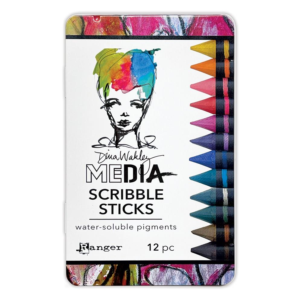 Dina Wakley Media Scribble Sticks Set 5 – Natalie May Scrapbooking