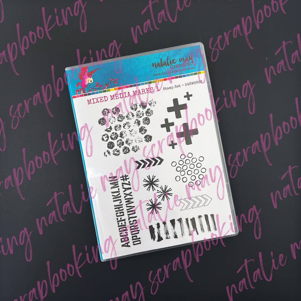 Natalie May Stamp STORAGE CASE - Mixed Media Marks 1 – Natalie May ...