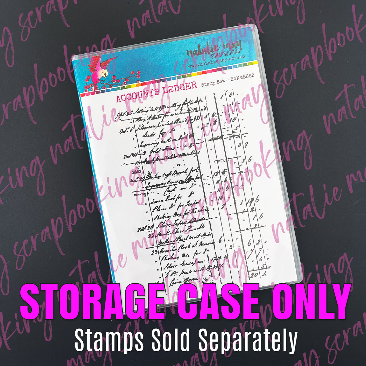Natalie May Stamp STORAGE CASE - Accounts Ledger – Natalie May Scrapbooking