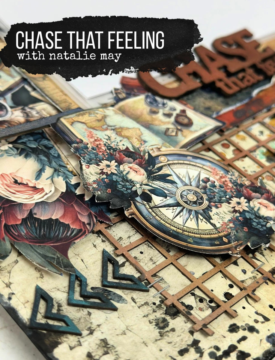 Natalie May - Chase That Feeling Mixed Media Layout – Natalie May ...