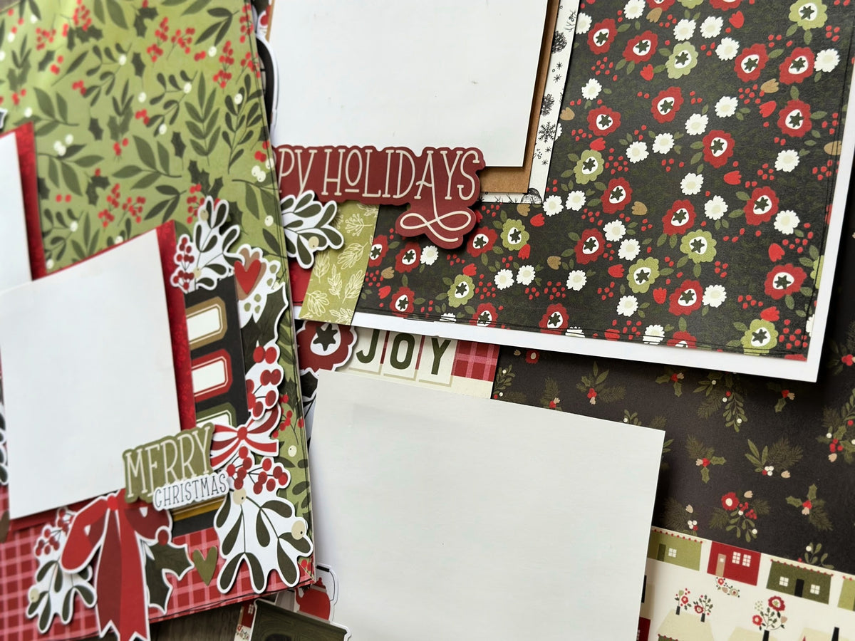 Christmas Joy Layout Kit by Natalie May – Natalie May Scrapbooking