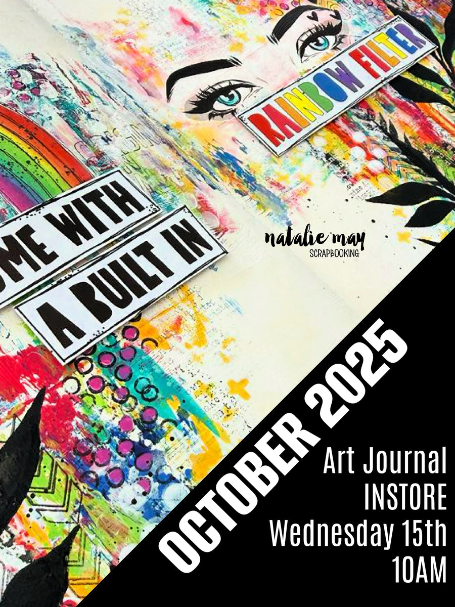 Natalie May October 2025 INSTORE Wednesday 15th – Natalie May Scrapbooking