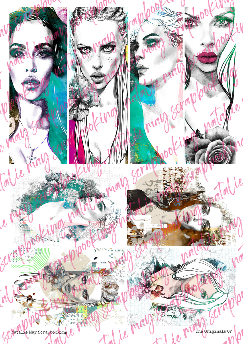 Natalie May Collage Paper - The Originals – Natalie May Scrapbooking