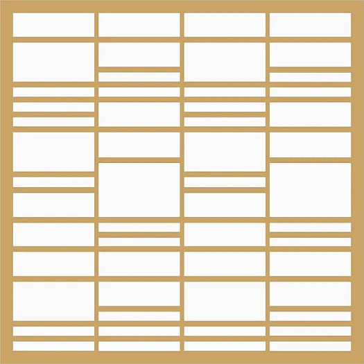 Funky Fossil Deco Ladder Stencil – Natalie May Scrapbooking