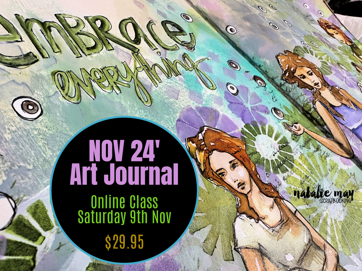 Natalie May November 2024 Online Art Journal – Natalie May Scrapbooking