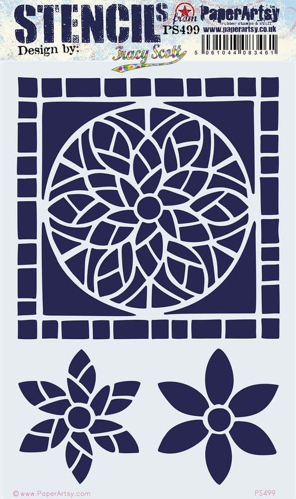 PaperArtsy Large Stencil - Tracy Scott 499 – Natalie May Scrapbooking