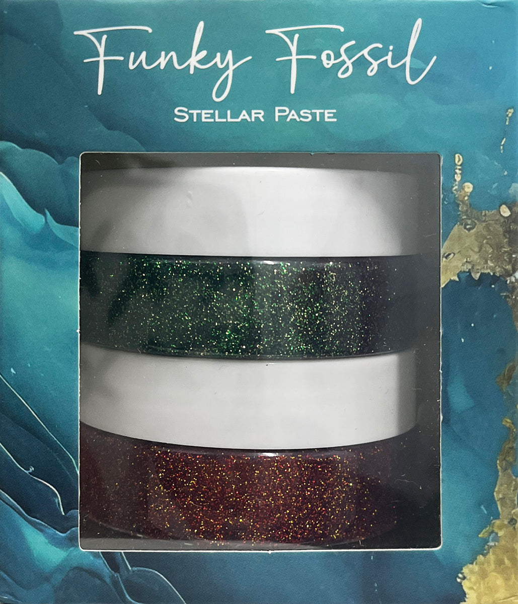 Funky Fossil Stellar Paste Duo - Emerald City and Ruby Slippers ...