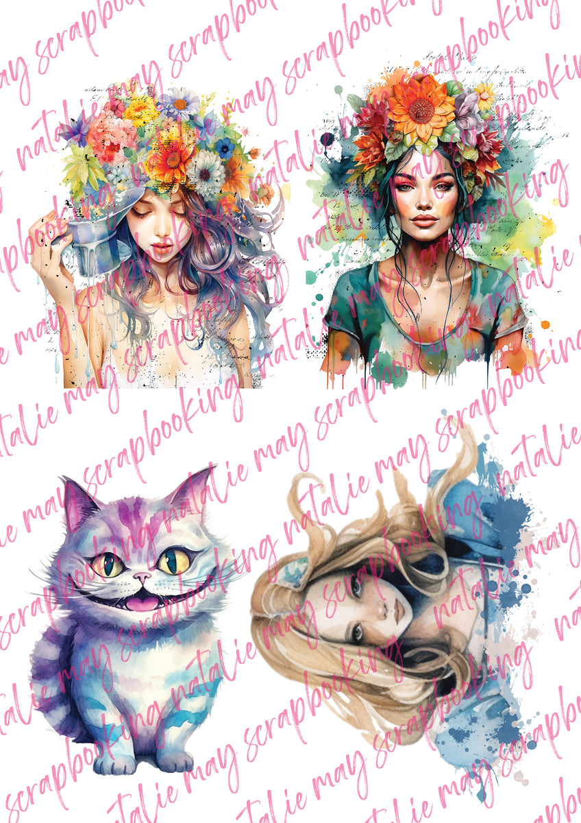 Natalie May Collage Paper - Perfect Card Size – Natalie May Scrapbooking