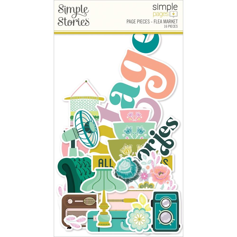 Simple Stories Simple Pages Page Pieces Simple Vintage Flea Market ...